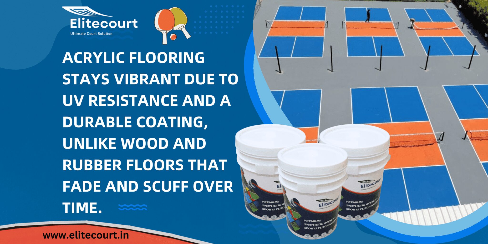 how acrylic flooring maintains its vibrant appearance over time ...